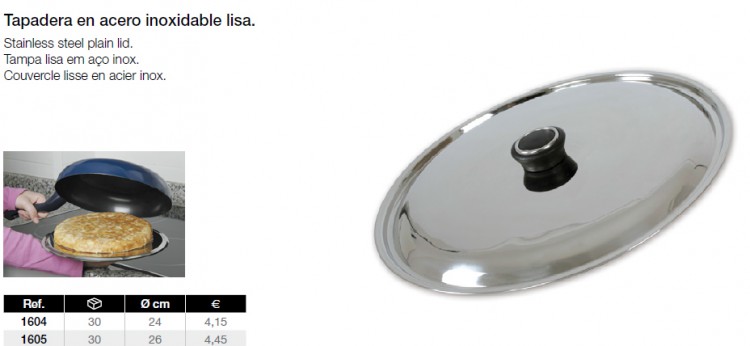 Tapadera en Inox – Chefmecsa
